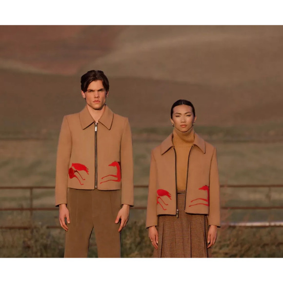 WAS HIM | Jackets & Coats | Was Him Jacket The St Helen Horses Camel ...